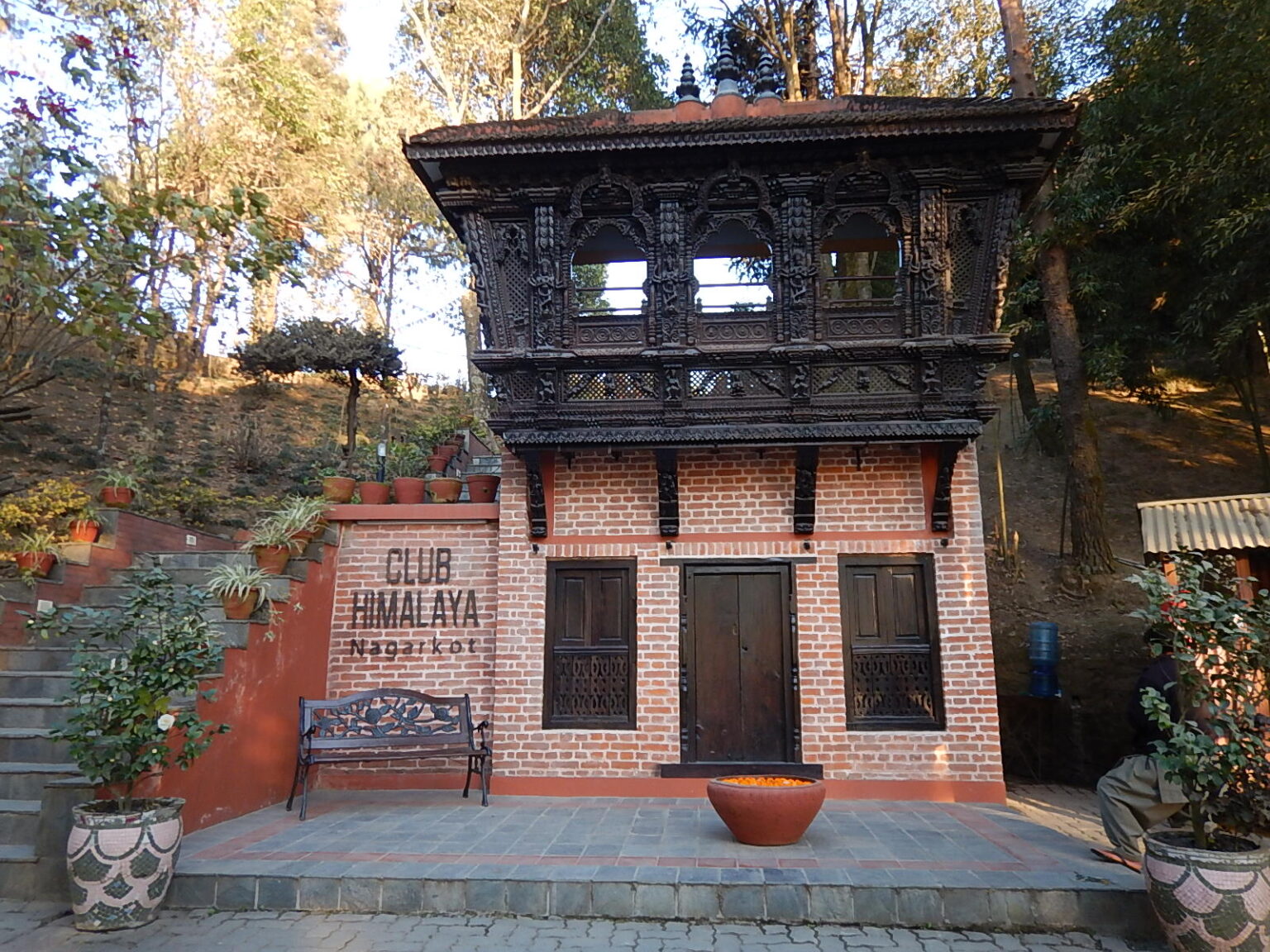 ヒマラヤの絶景を望むネパールの旅 その7．ナガルコットでClub Himalaya Nagarkot Resortに宿泊。